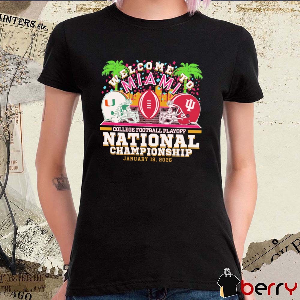 Official Welcome to Miami Indiana Hoosiers vs Miami Hurricanes 2026 CFP ...